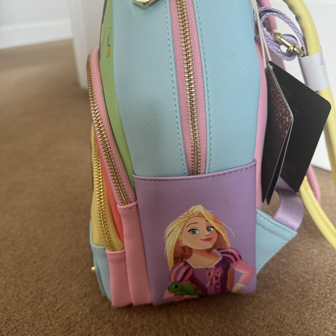 NWT Colorful Princess Collage Loungefly Set Includes... - Depop