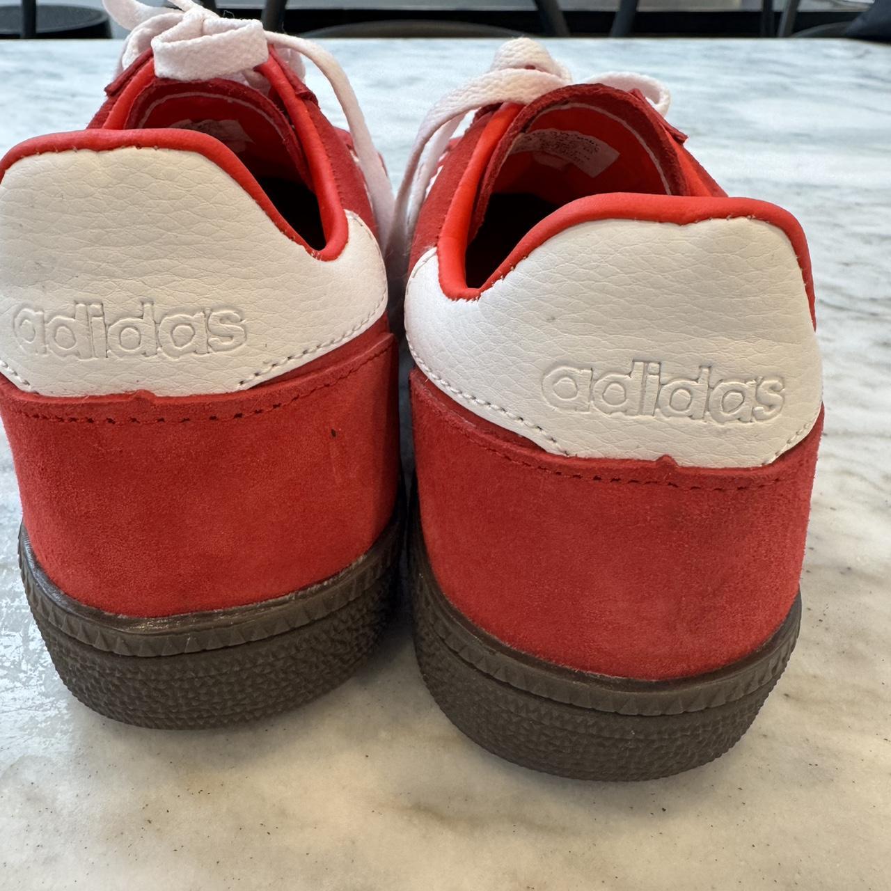 Red and white Adidas Spezial Originals red and white... | Depop