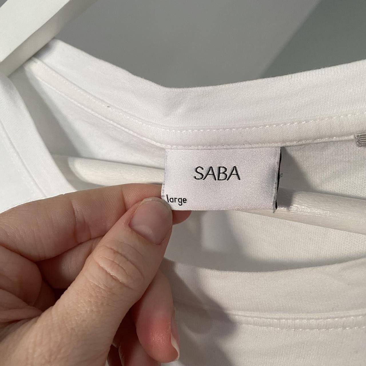 SABA - Daniel Crew Neck Tee ️”Arctic White”... - Depop
