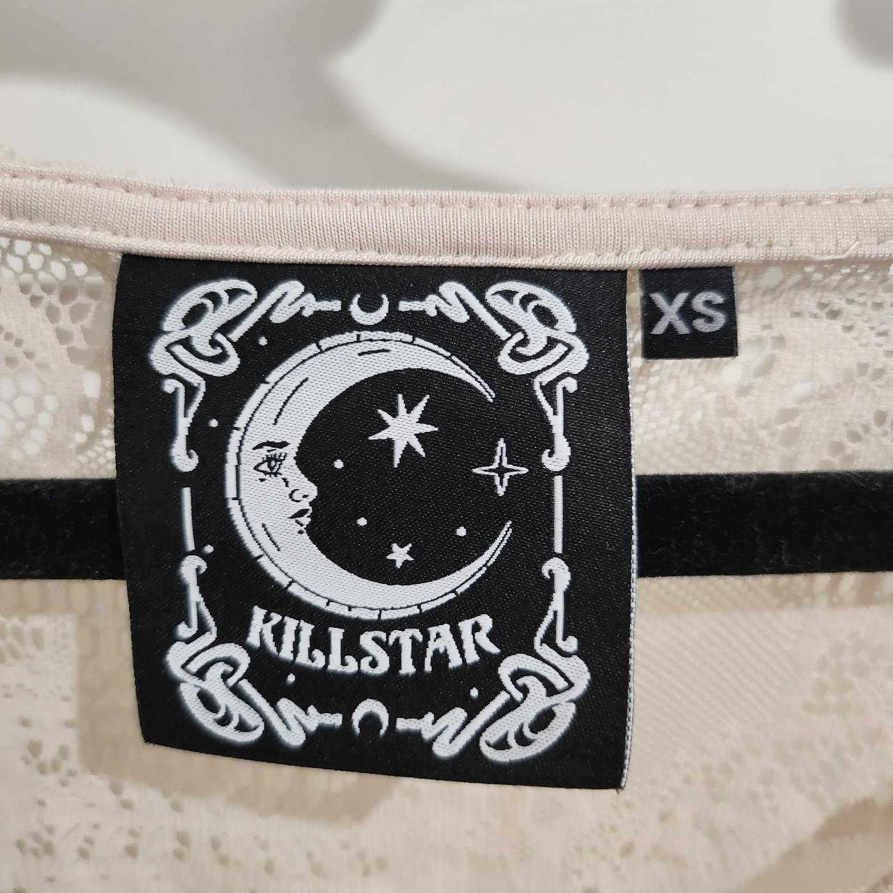 Killstar White Lace Bodysuit Size XS #killstar... - Depop