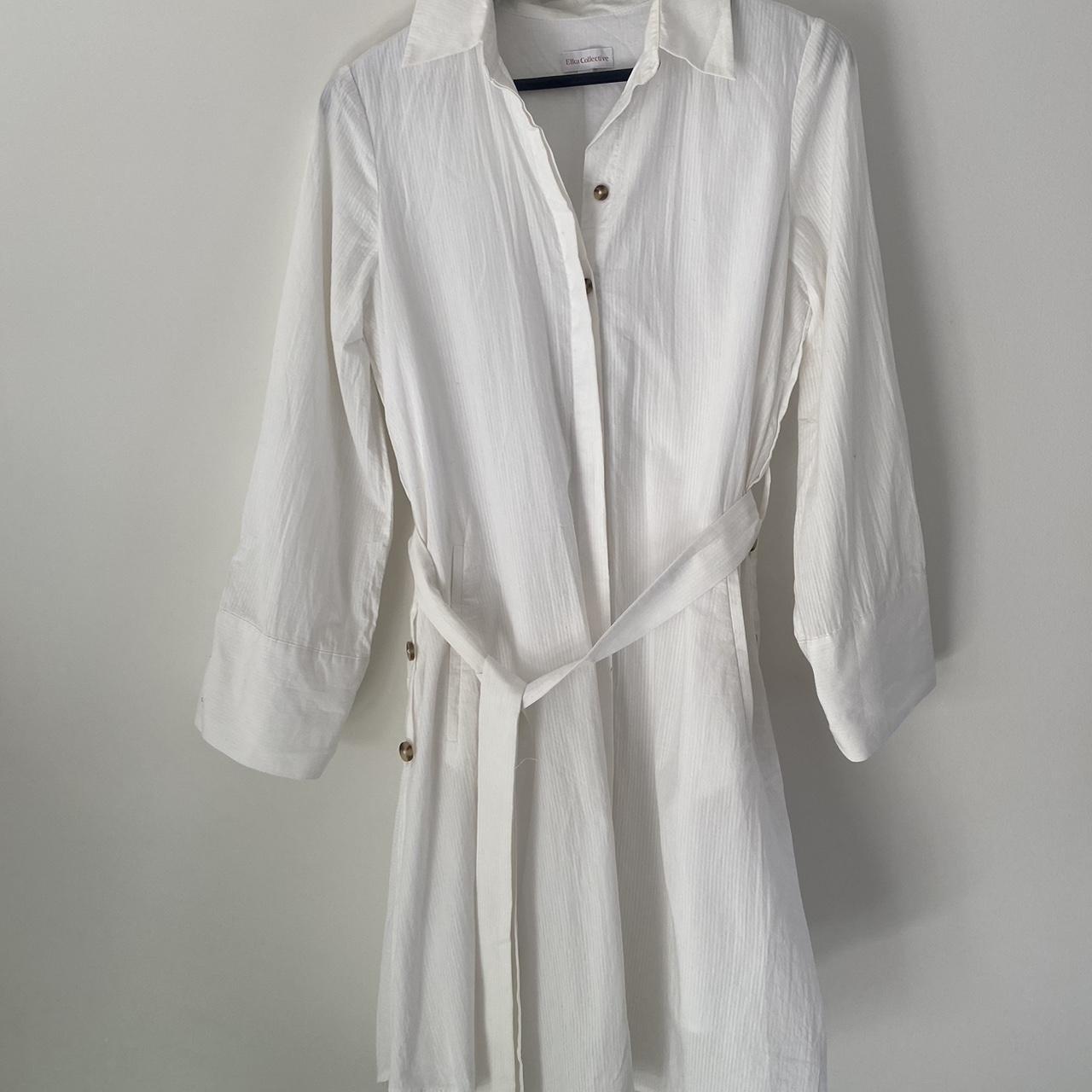 Elka Collective Shirt Dress Button detailing with... - Depop