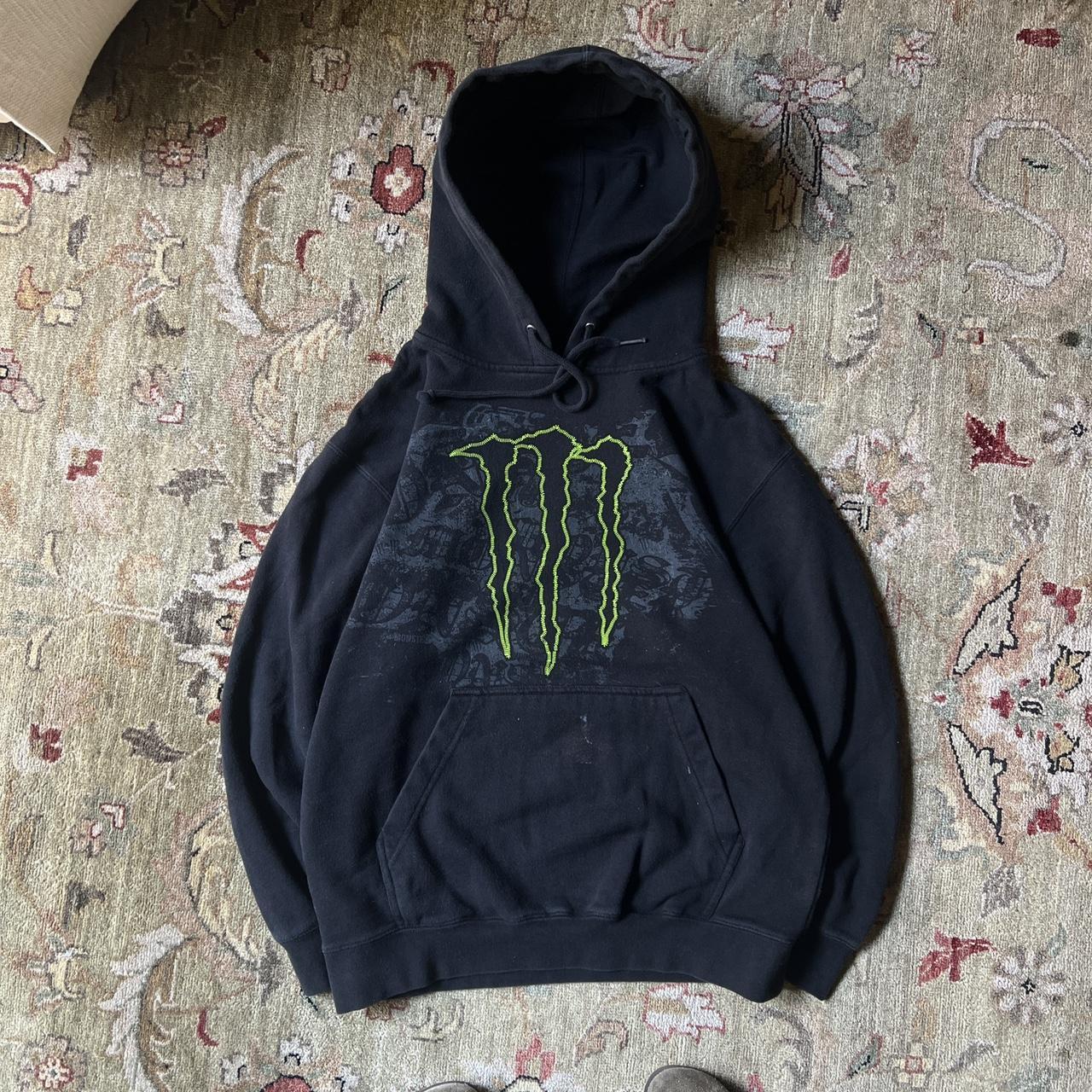 Vintage Y2K Monster Energy Drink Center Logo... - Depop