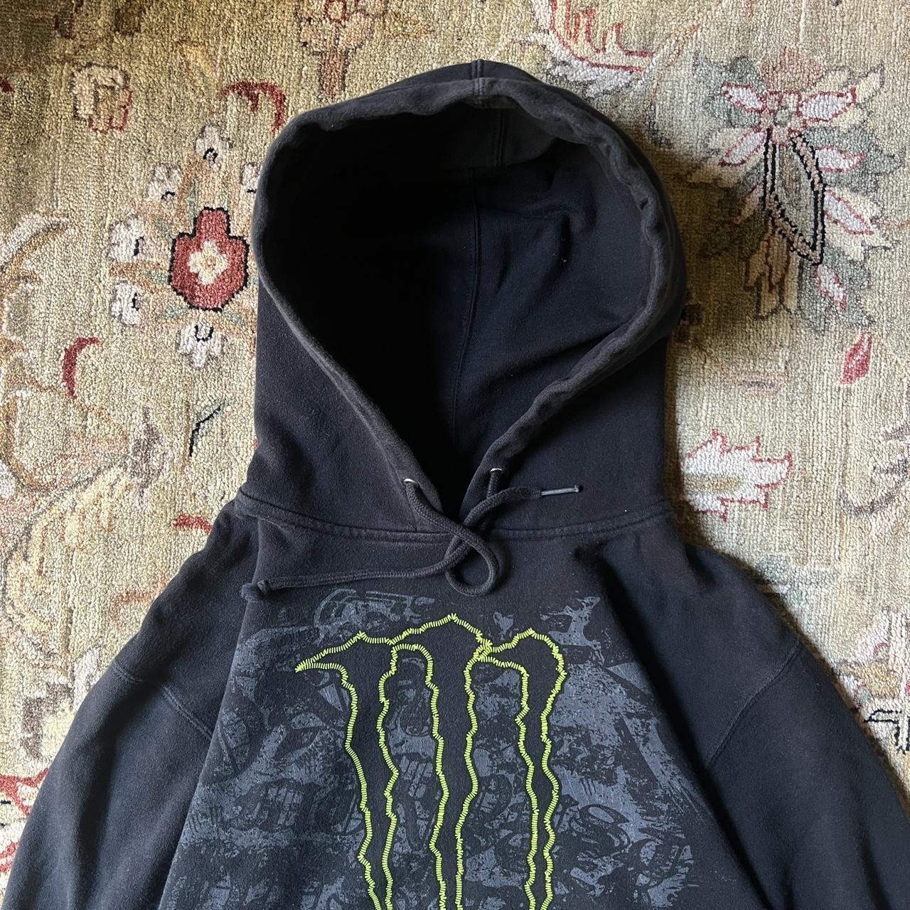 Vintage Y2K Monster Energy Drink Center Logo... - Depop