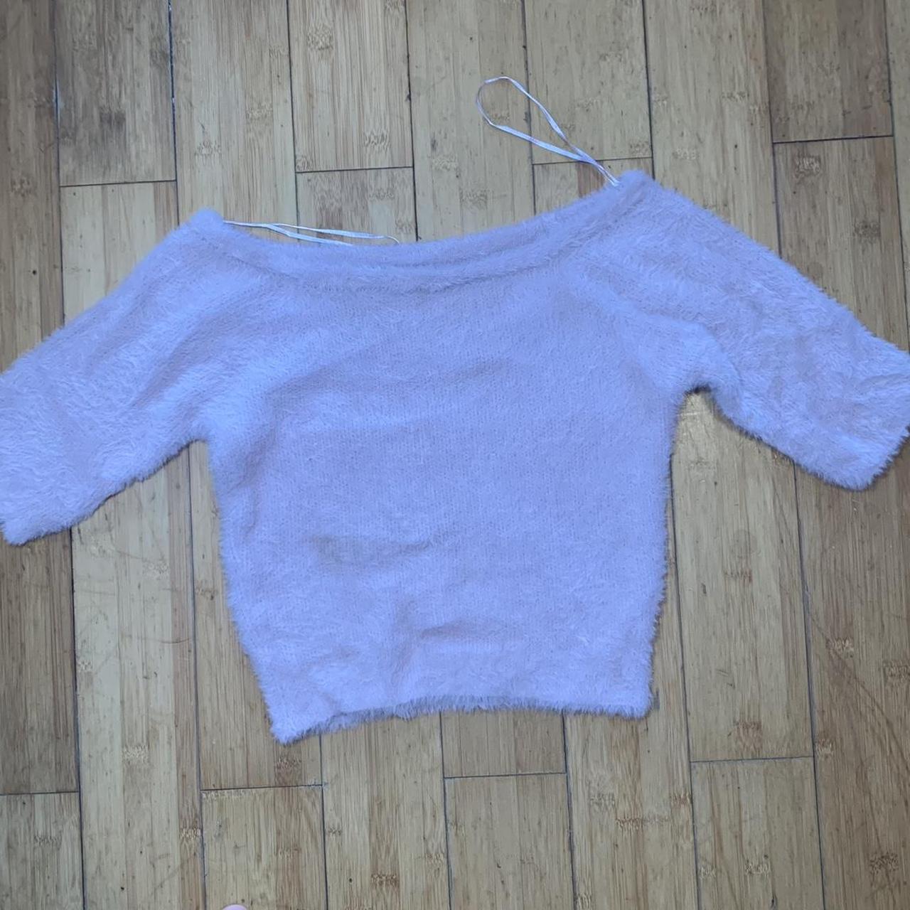 Furry crop top So soft and cute - Depop