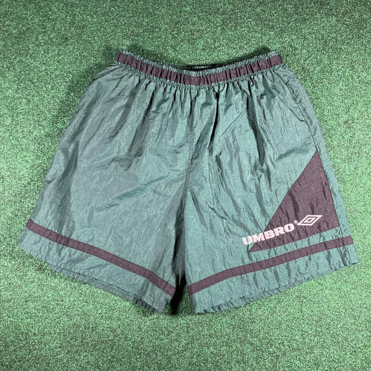 Umbro Men's Green Shorts | Depop