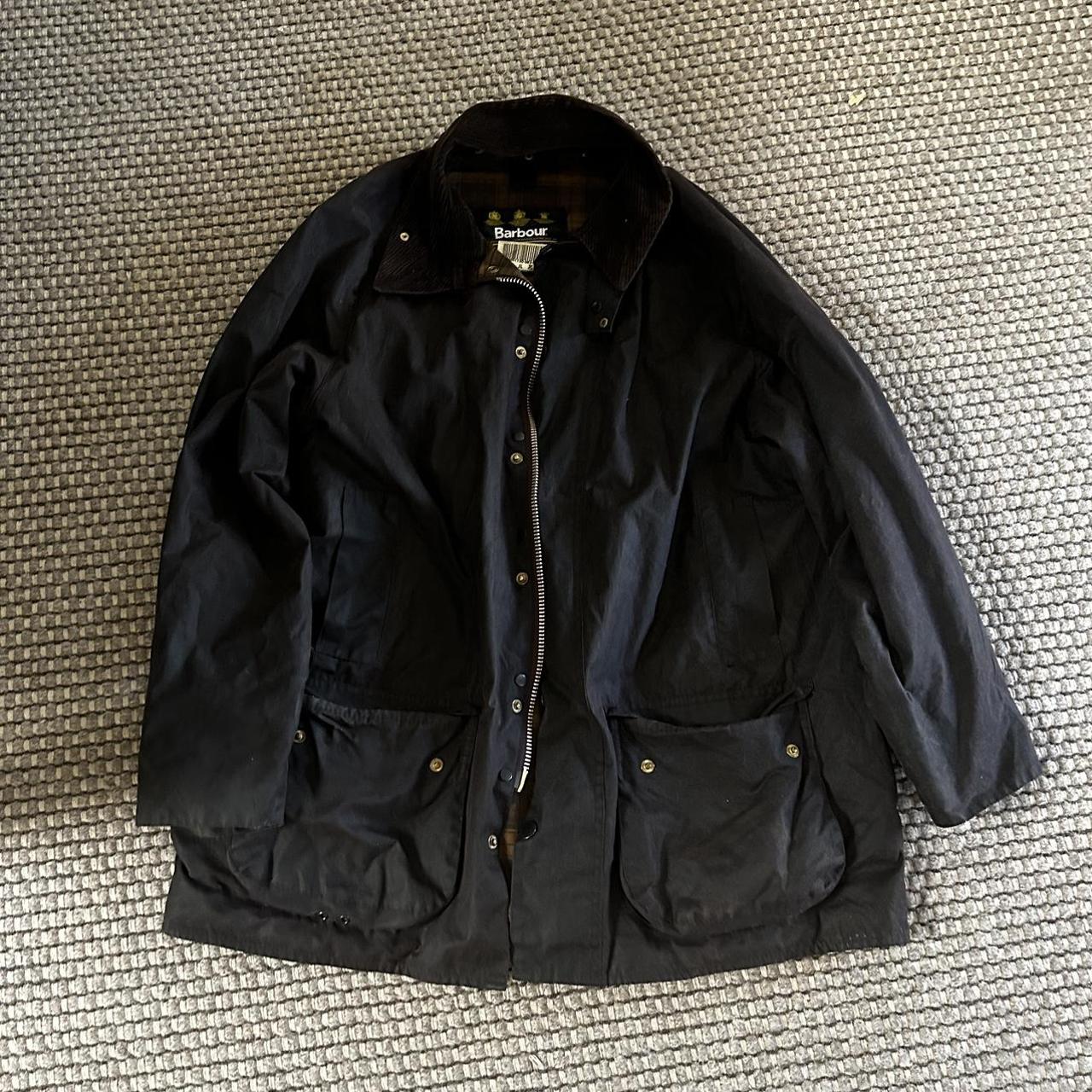 vintage barbour jacket in great condition. size is... - Depop