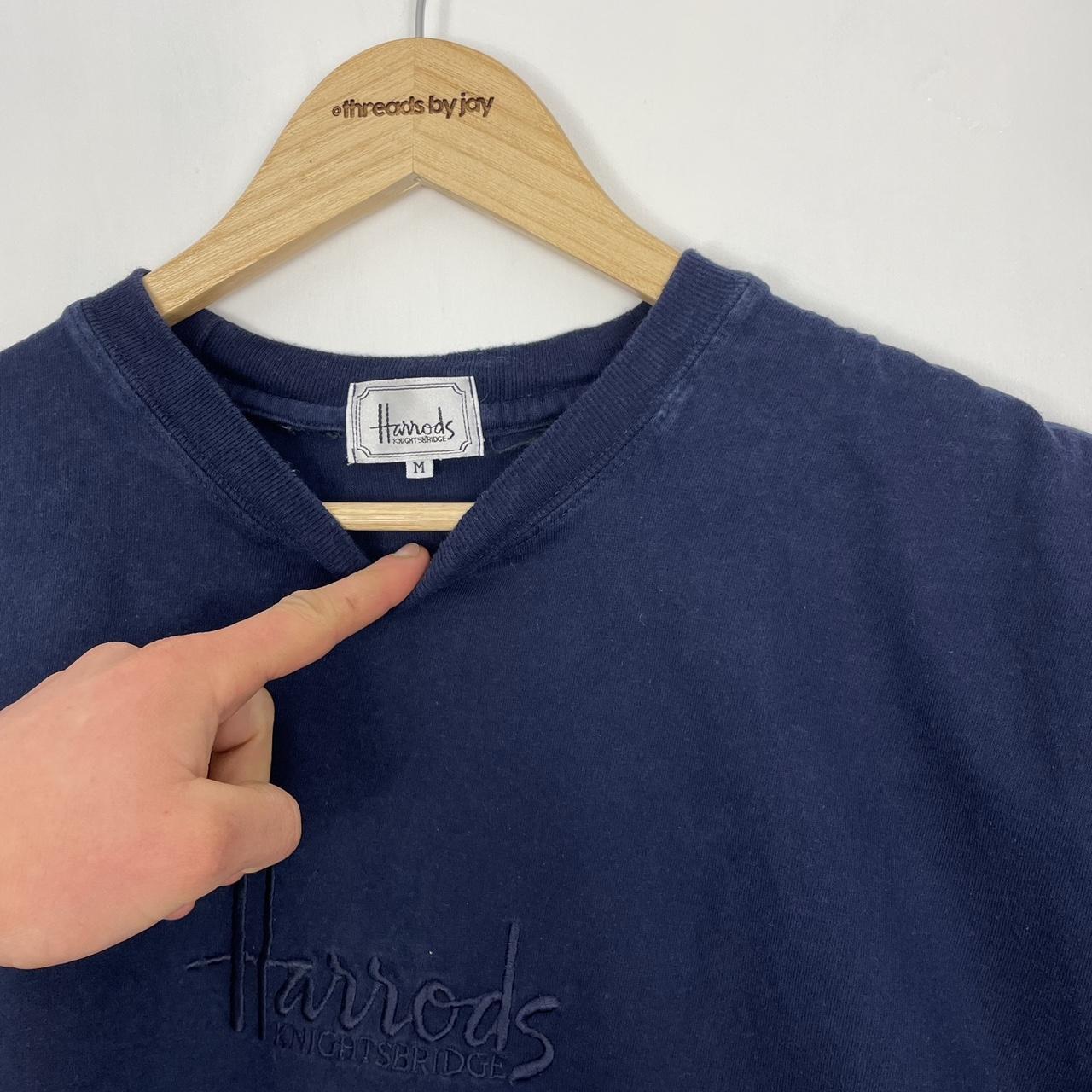 Rare 1990’S Harrods Vintage T-shirt Colour;... - Depop