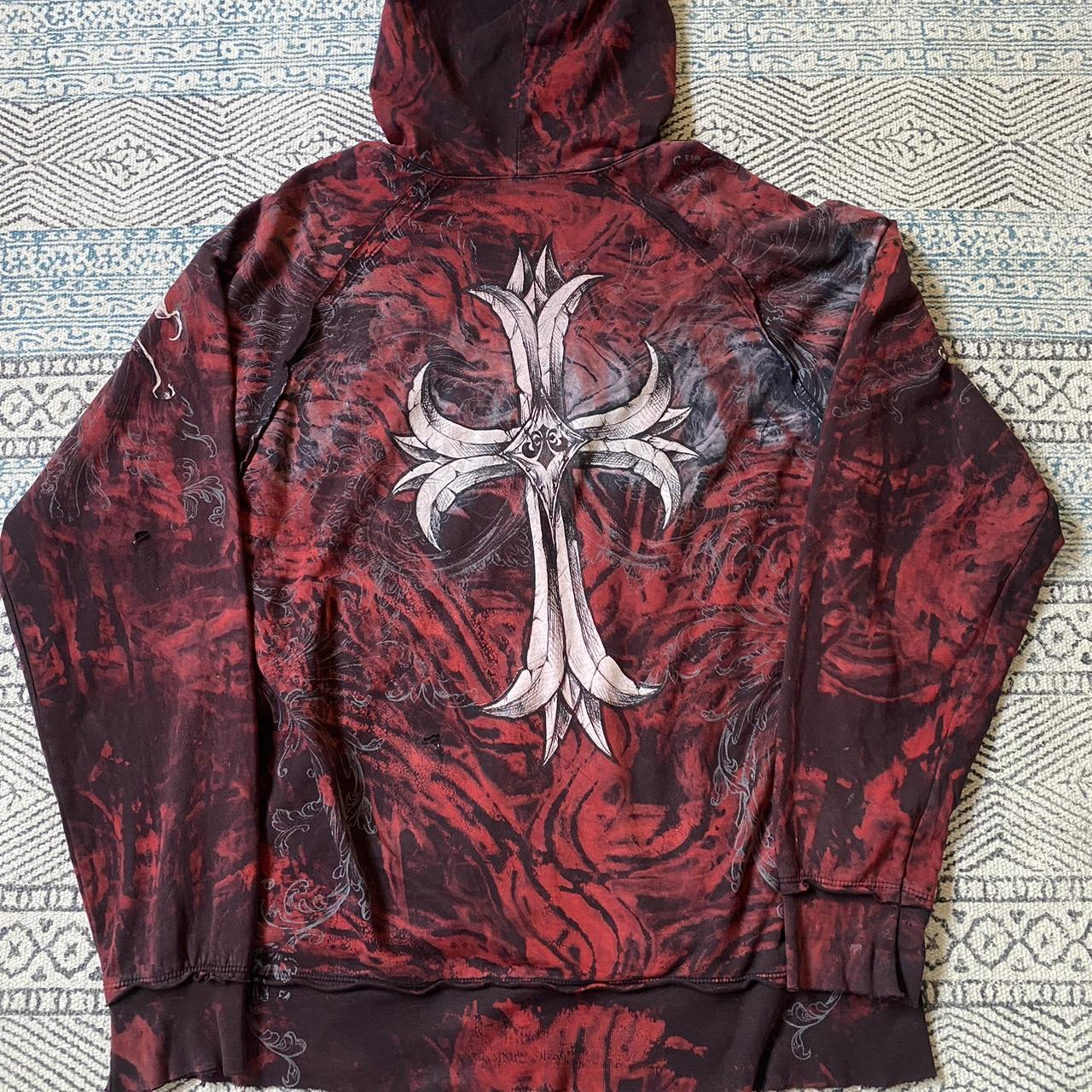 RARE affliction pullover crazy piece sought... - Depop