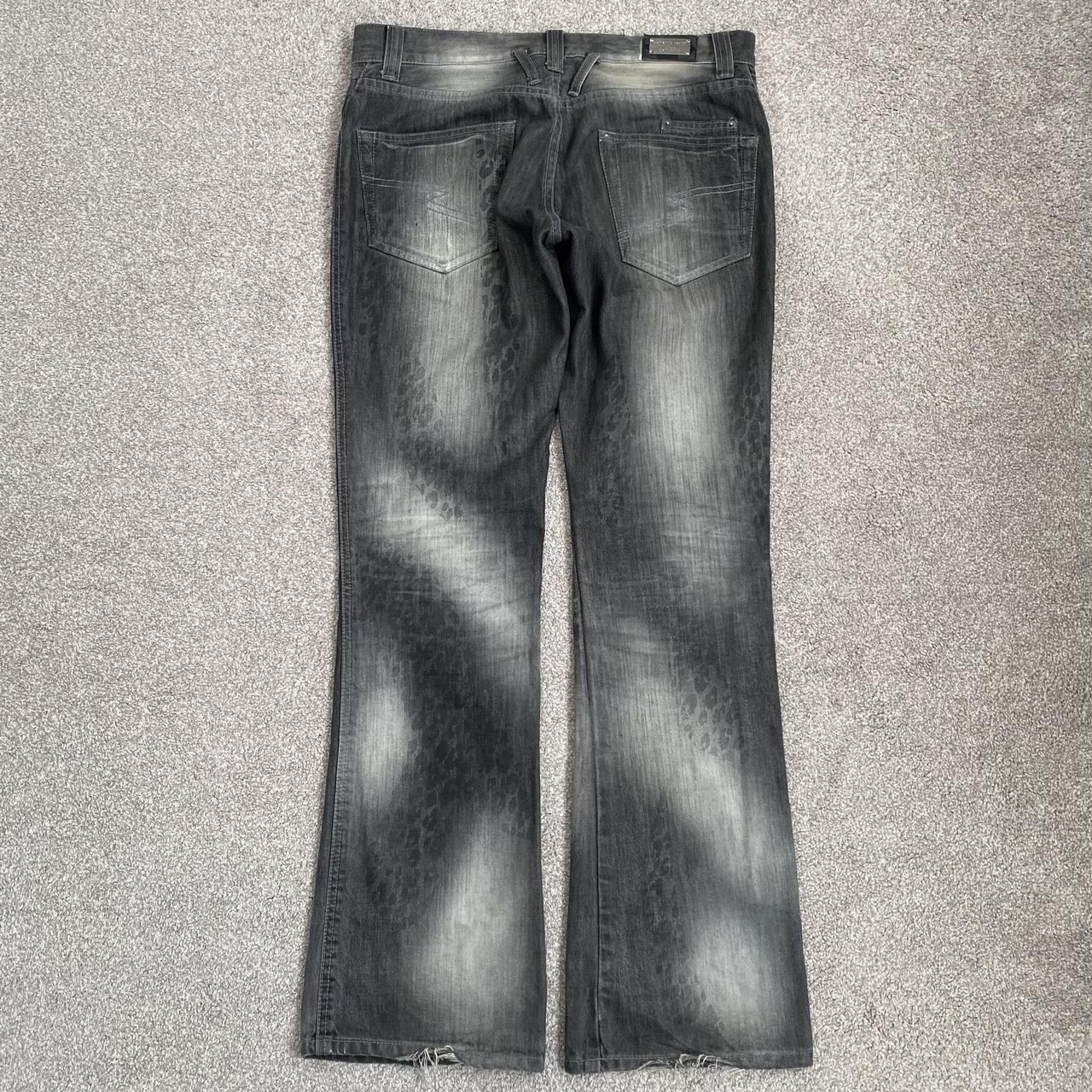 RARE semantic design leopard print bootcut... - Depop
