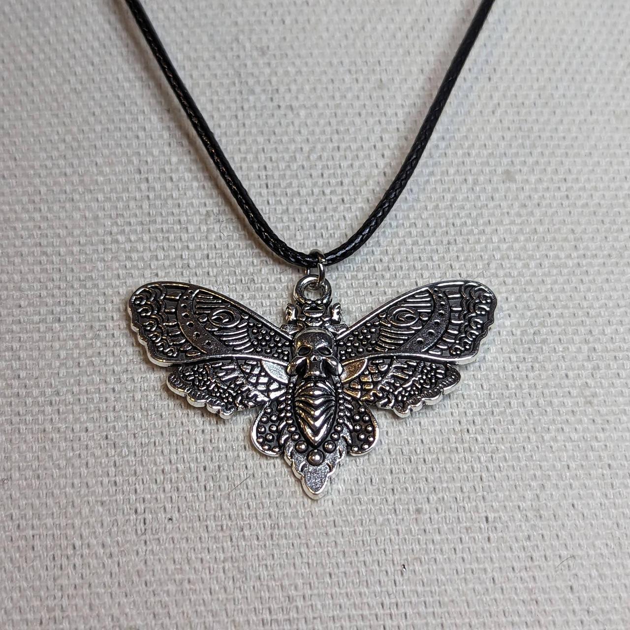 Gothic Style Large Moth Insect Rope... - Depop