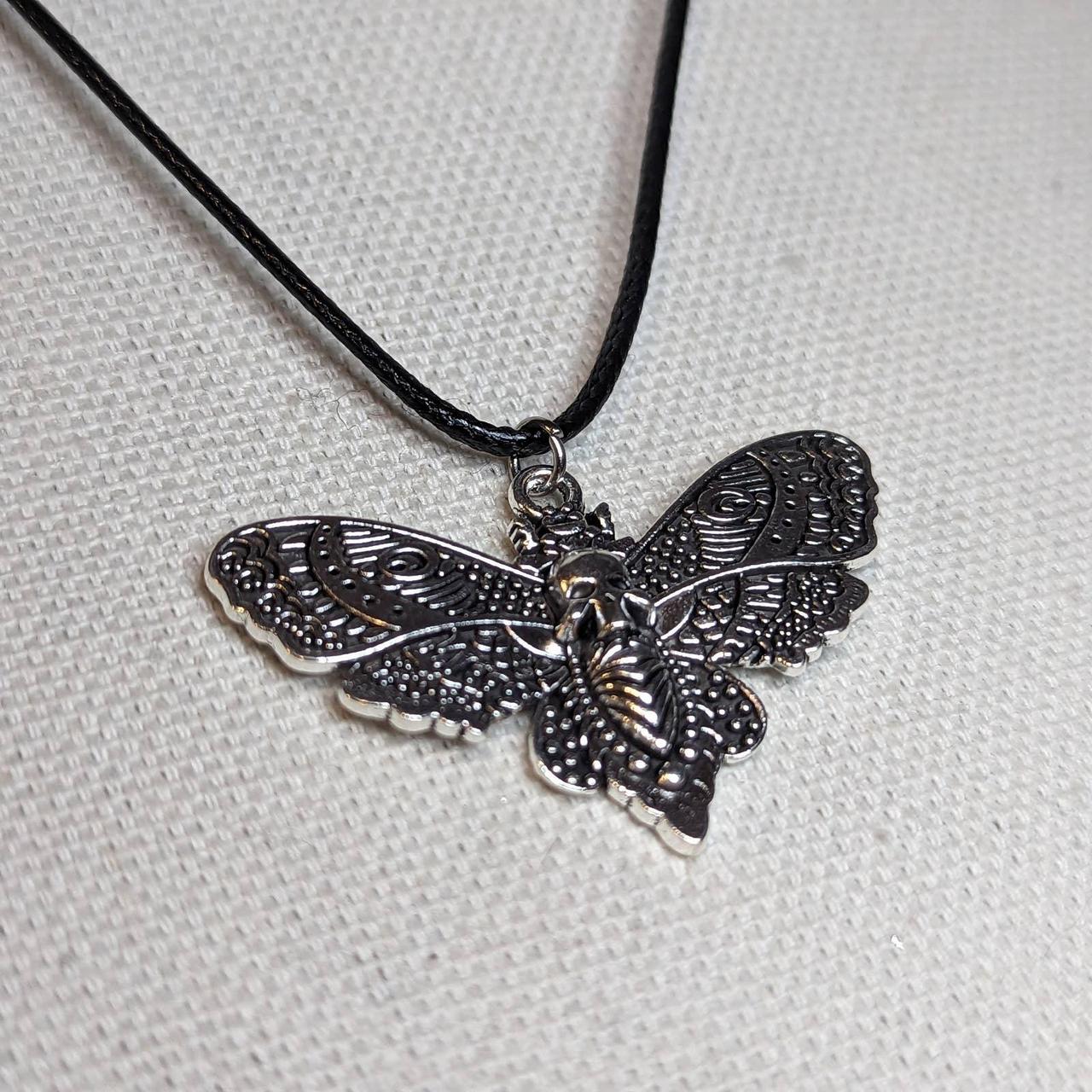 Gothic Style Large Moth Insect Rope... - Depop