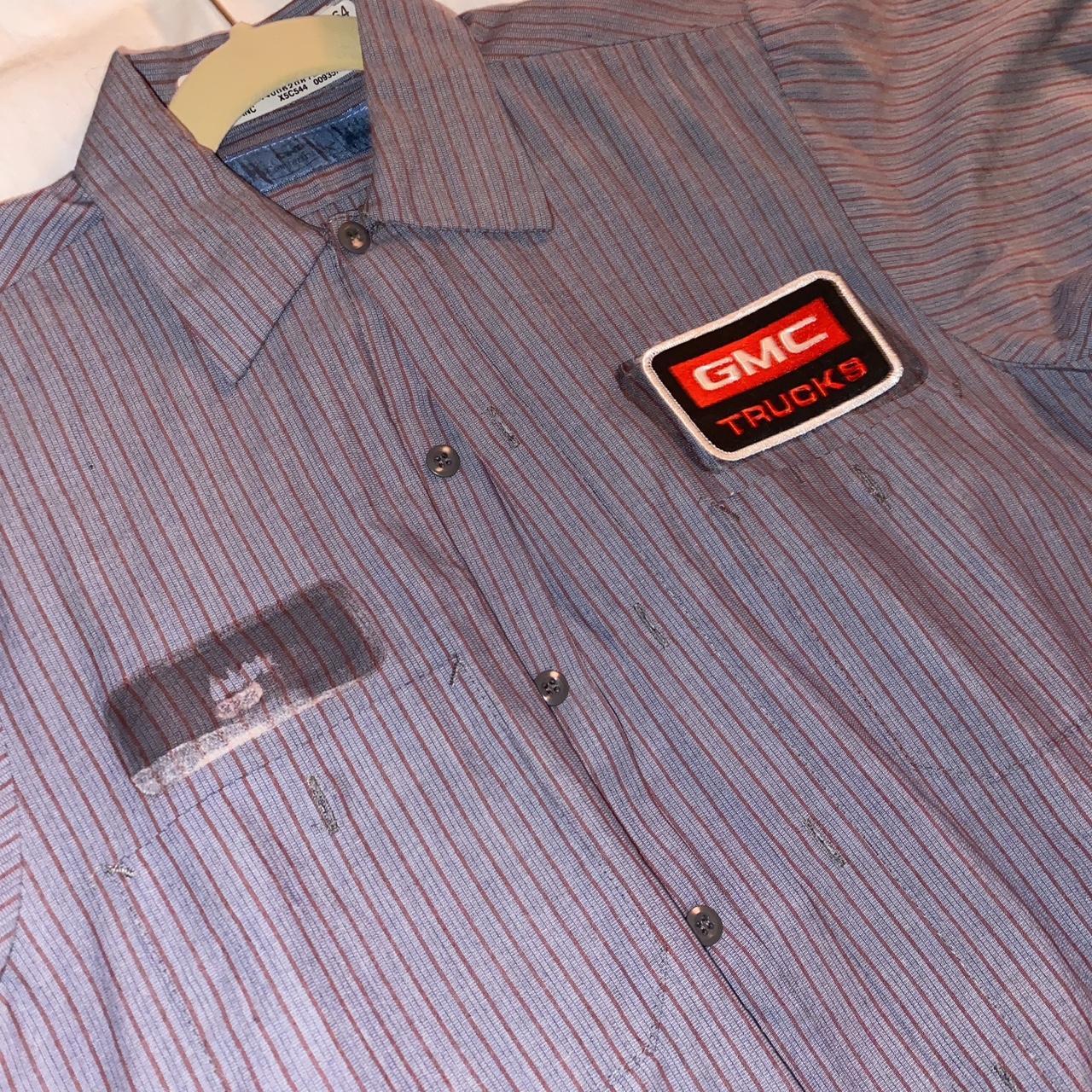 Cintas Vintage gmc worker button up Size S, fits... - Depop