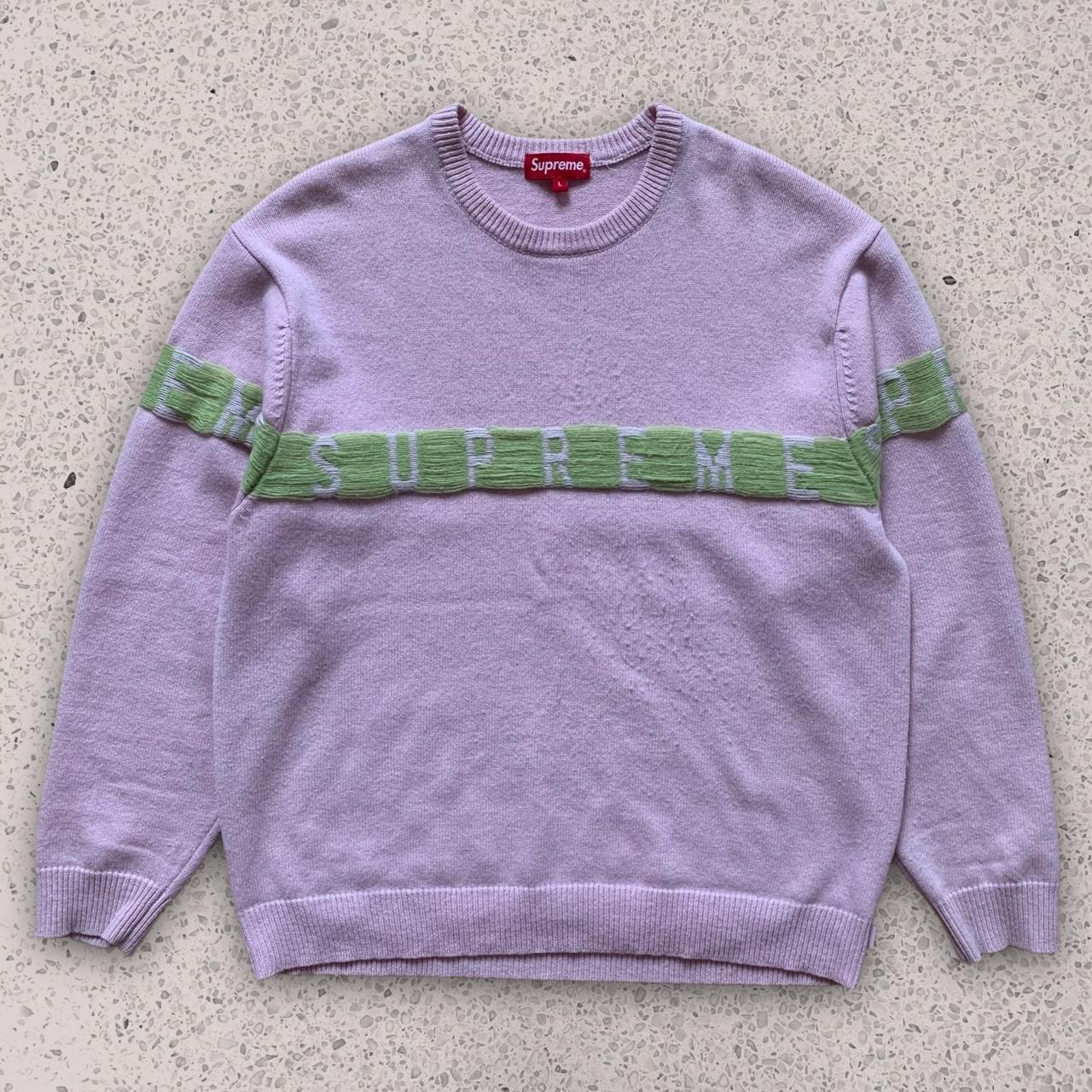 Supreme Merino Wool Jumper Colour:... - Depop