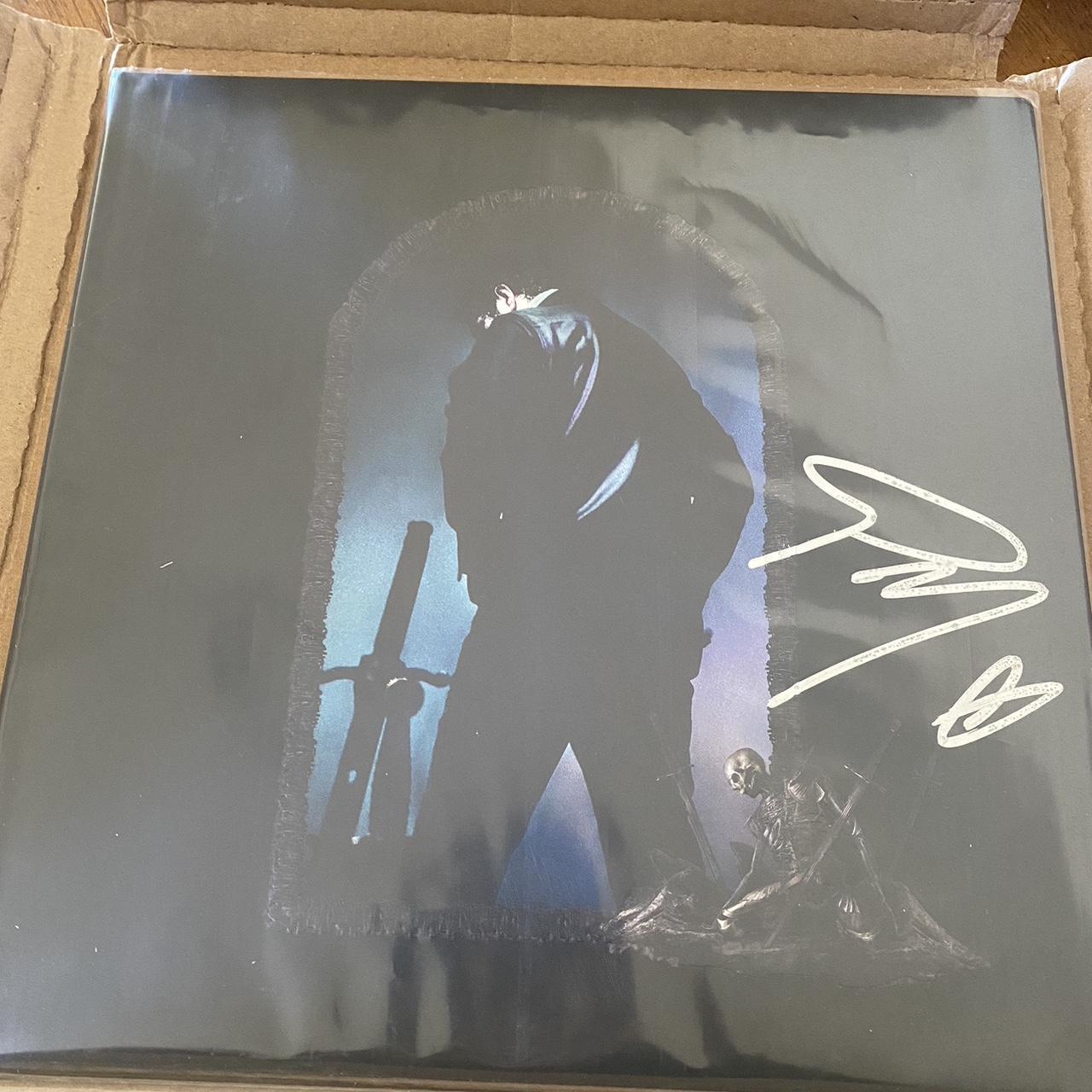 Post Malone SIGNED Hollywood is Bleeding vinyl,... - Depop