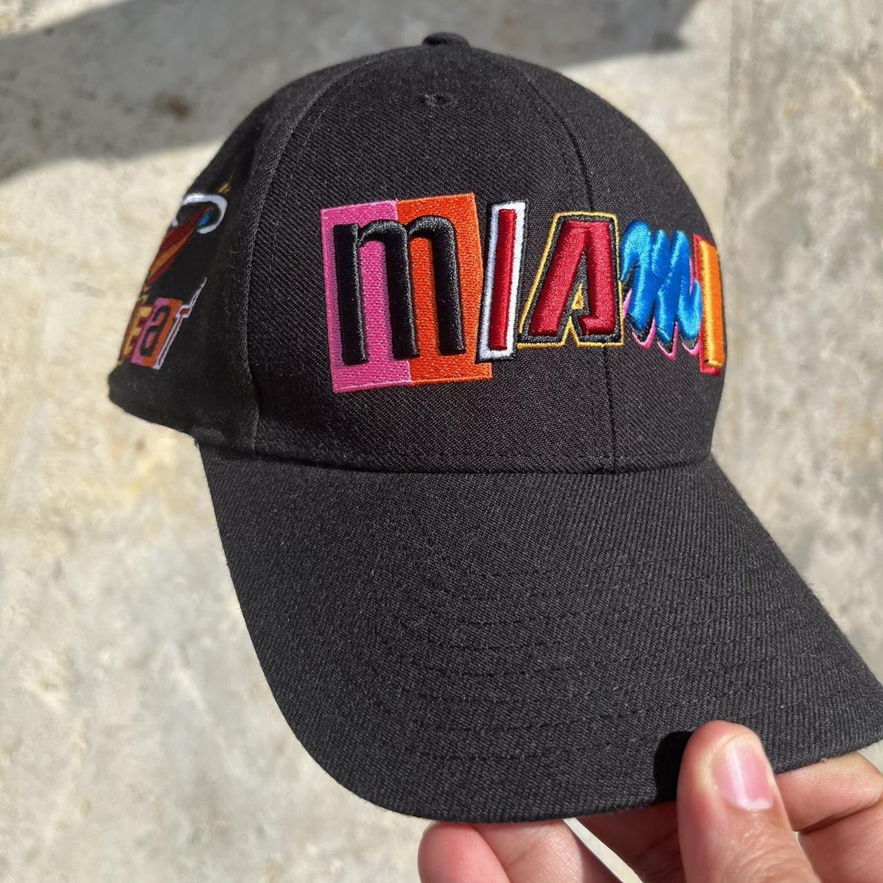 Miami Heat Vice City Velcro Strap Hat No flaws One... - Depop