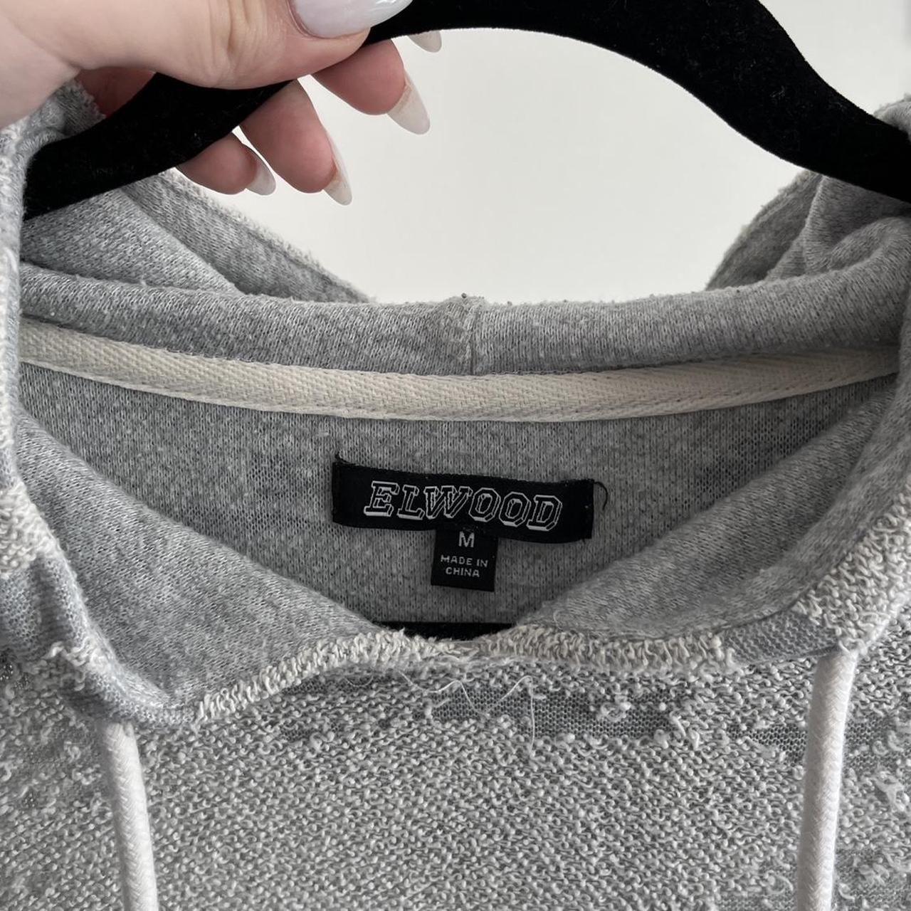 Mens Elwood textured hoodie shirt - Depop