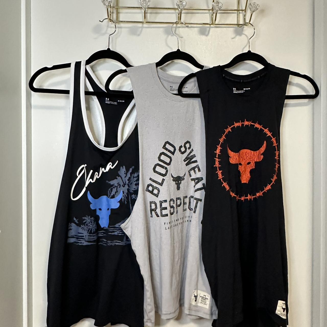 3 Under Armour Muscle Tee - Depop