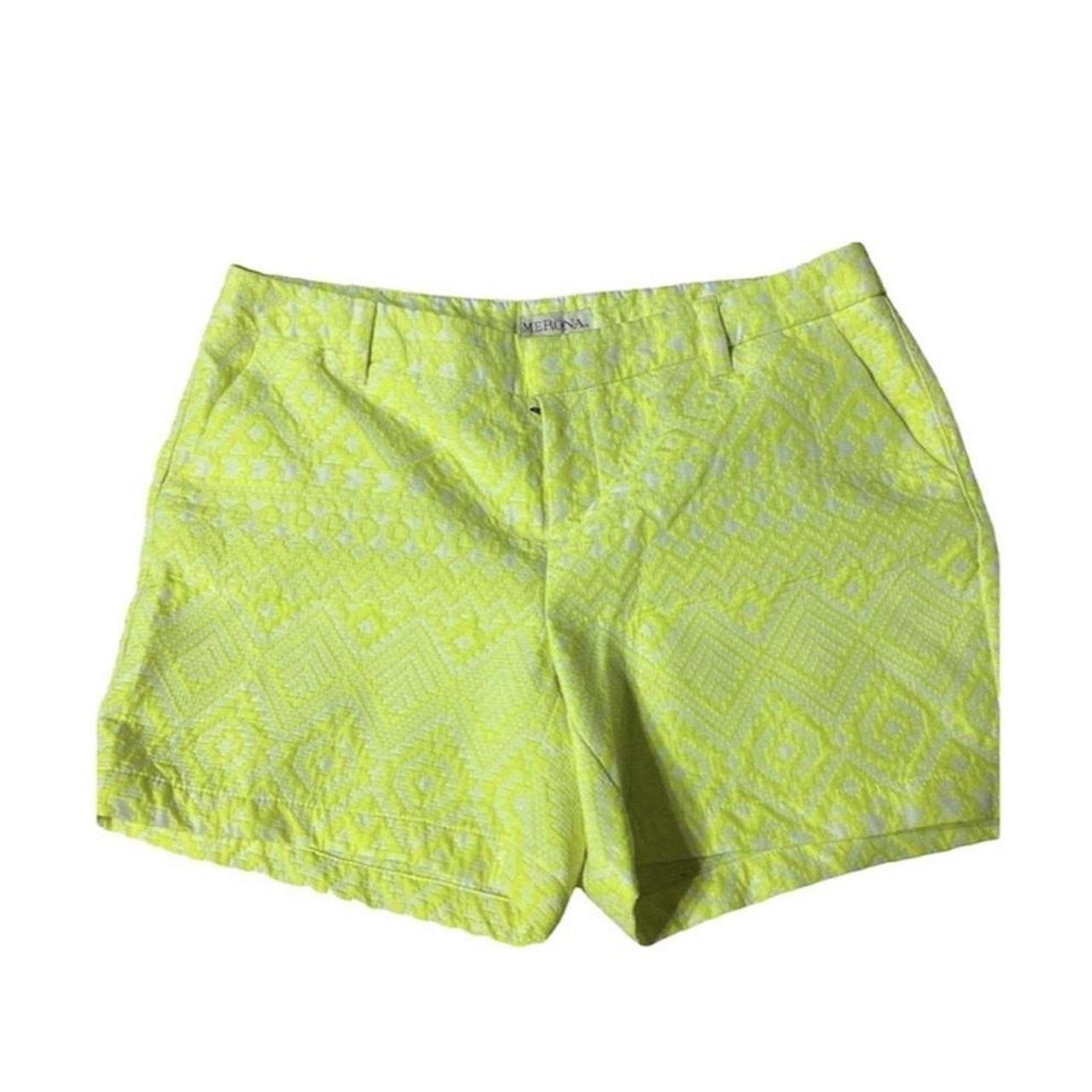 GREEN NEON SCENE INVADER ZIM INSPO SHORTS 💚 Really... - Depop