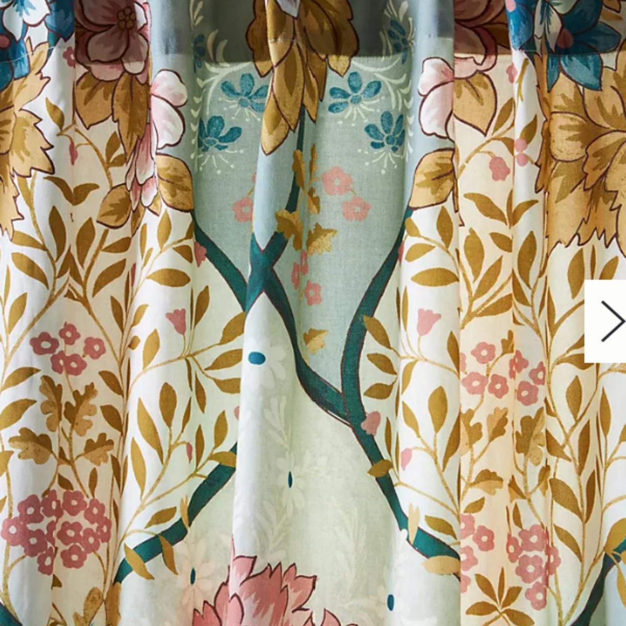 Anthropologie floral bohemian Besiana Curtain 1... - Depop