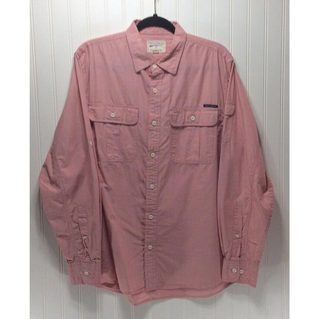 FIELD & STREAM Original Outfitter Mens Pink Roll Tab... - Depop