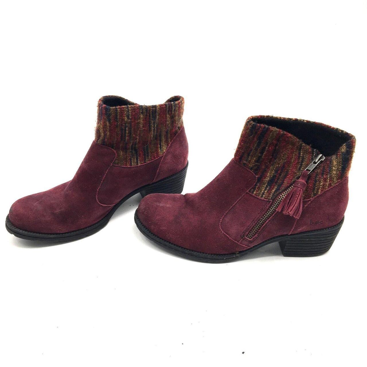 b.o.c. BORN Charon ankle bootie boot leather... - Depop