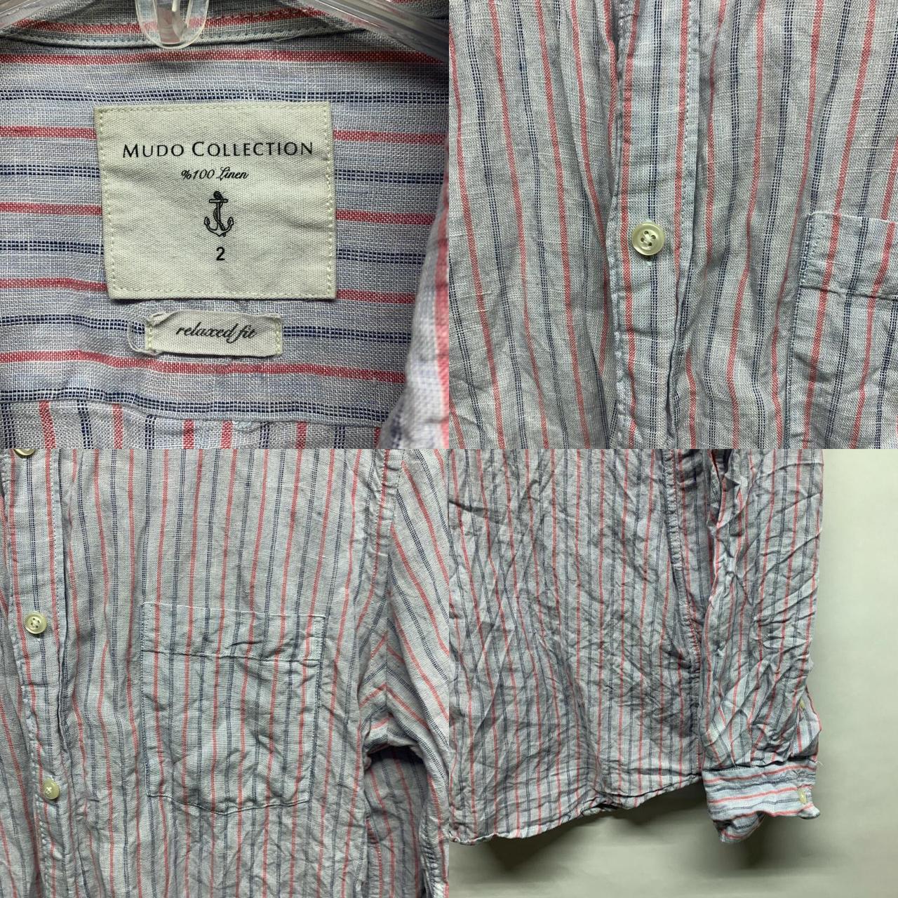 Mudo Collection 100% Linen Button Up Shirt Womens... - Depop