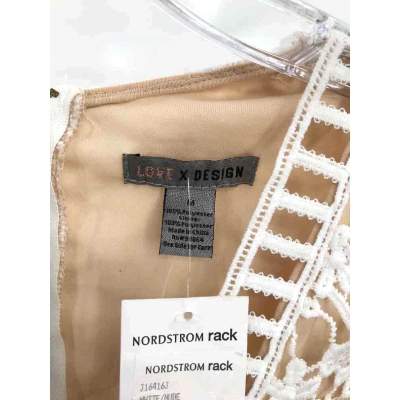 Pre-Owned Love x Design White Size Medium Short... - Depop