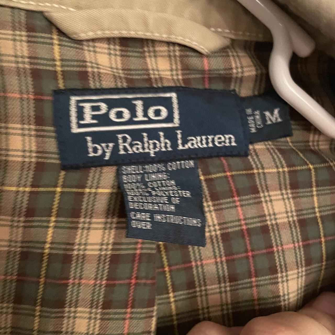 Men’s Polo tan jacket 2 Minor holes but not too... - Depop