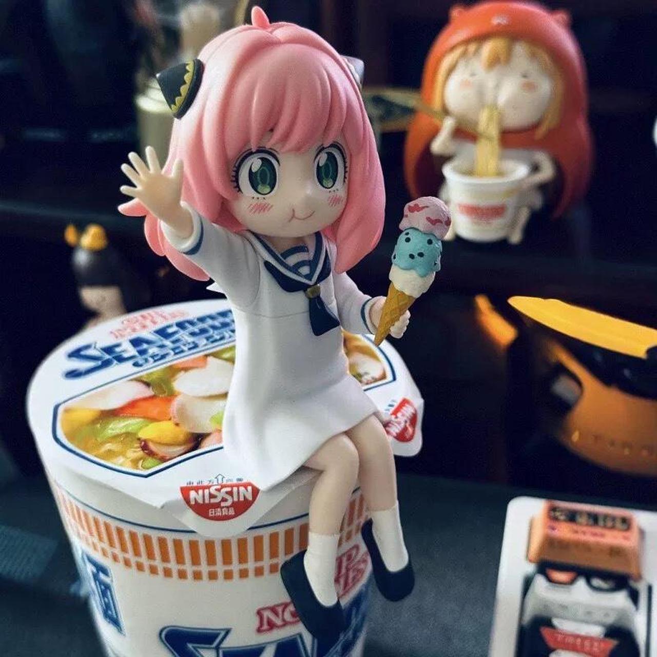 Spy x Family summer Anya figure ramen topper anime... | Depop