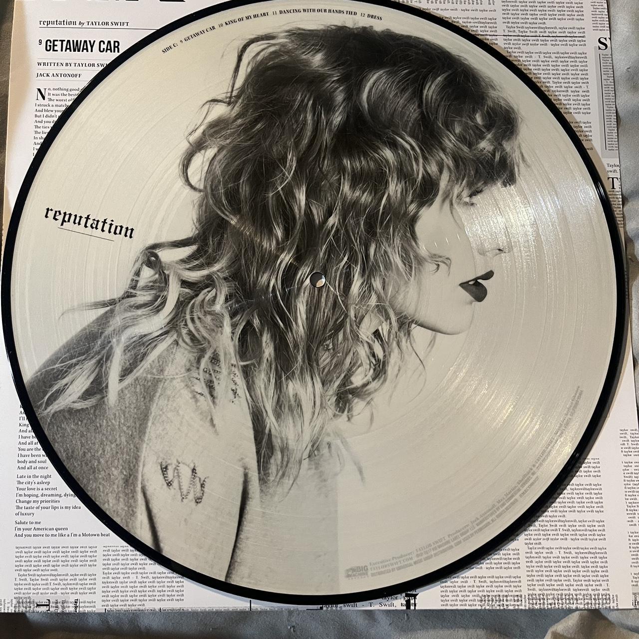 taylor swift reputation picture disk vinyl never... - Depop