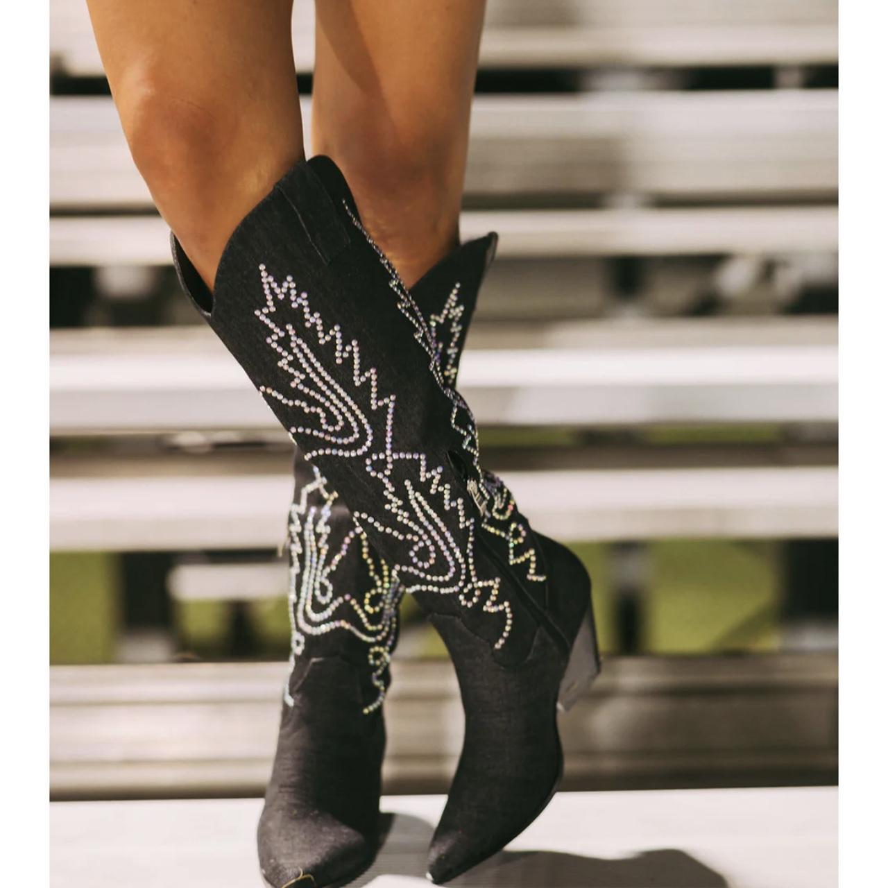 THESE THREE MILEY BOOTS Sold out online Size... - Depop