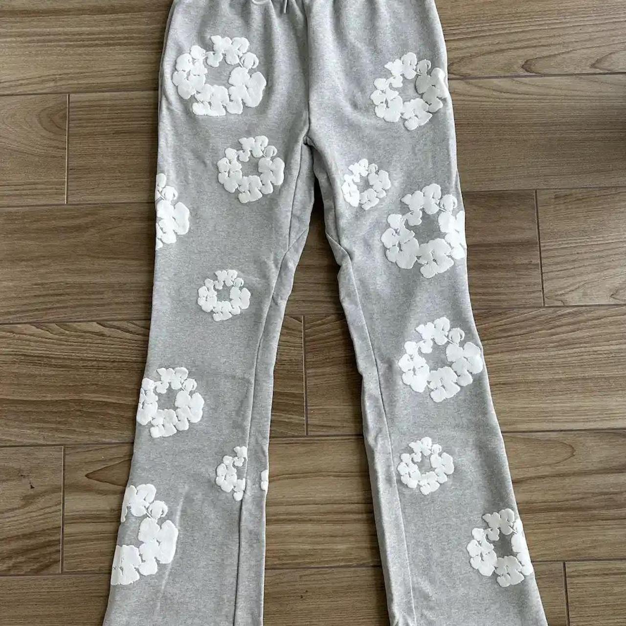 Flared Denim tears sweats 100% authentic Receipt... - Depop