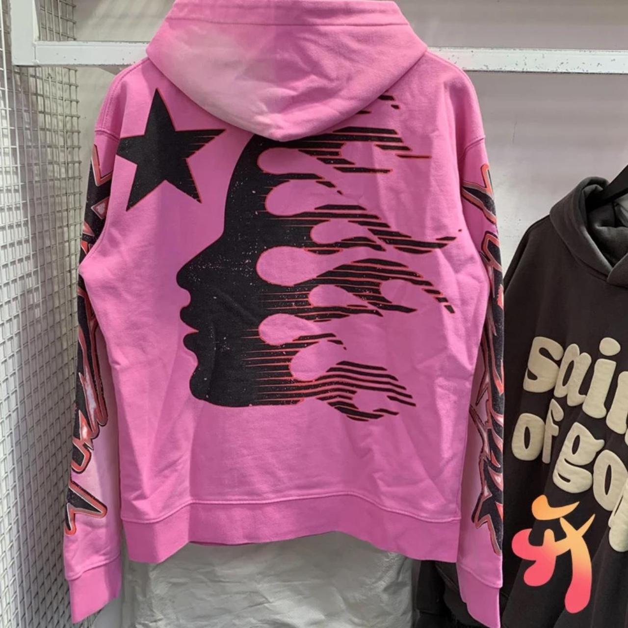 Pink Hellstar Oversized Hoodie - Depop