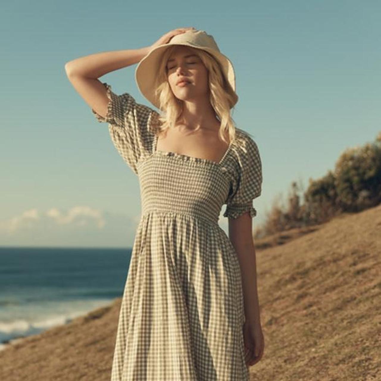 Opia Gingham Dress | Depop