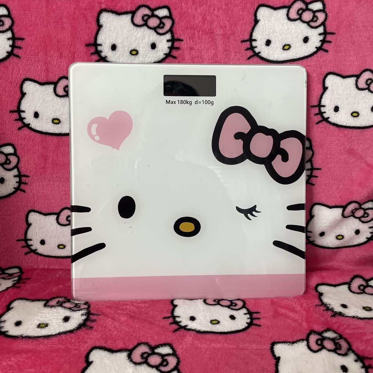 super cute hello kitty weight scale 😍 weighs in kg,... - Depop