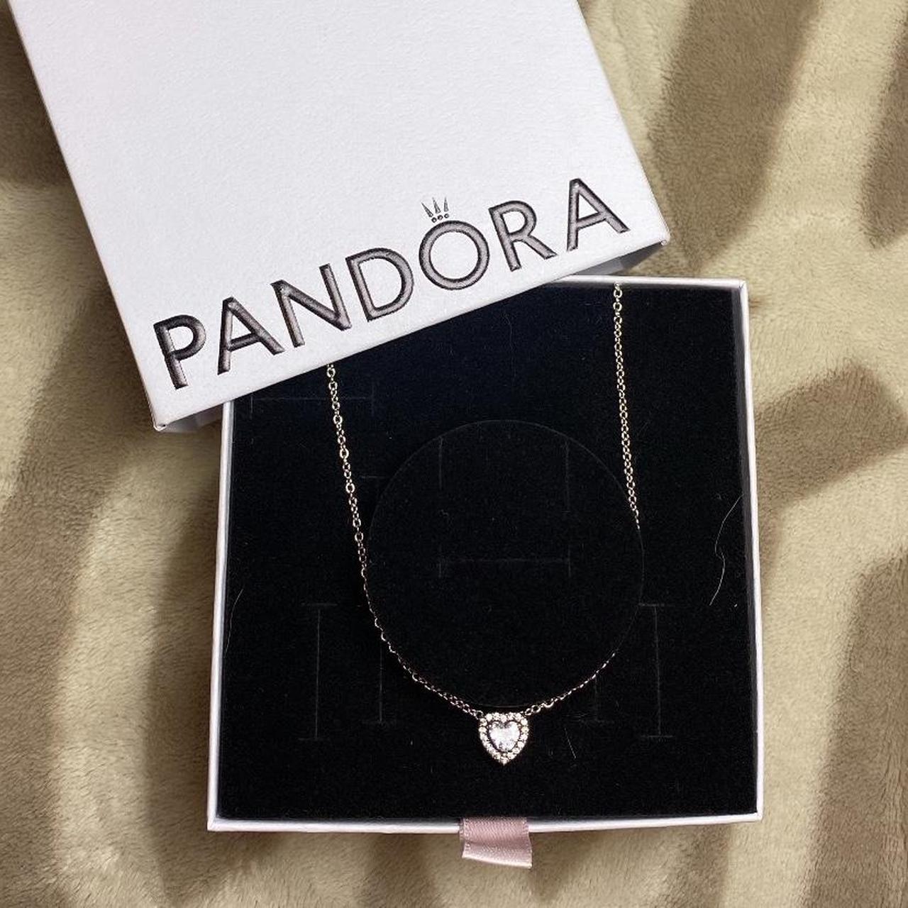 Pandora Silver Heart Elevated Necklace #pandora #style | Depop