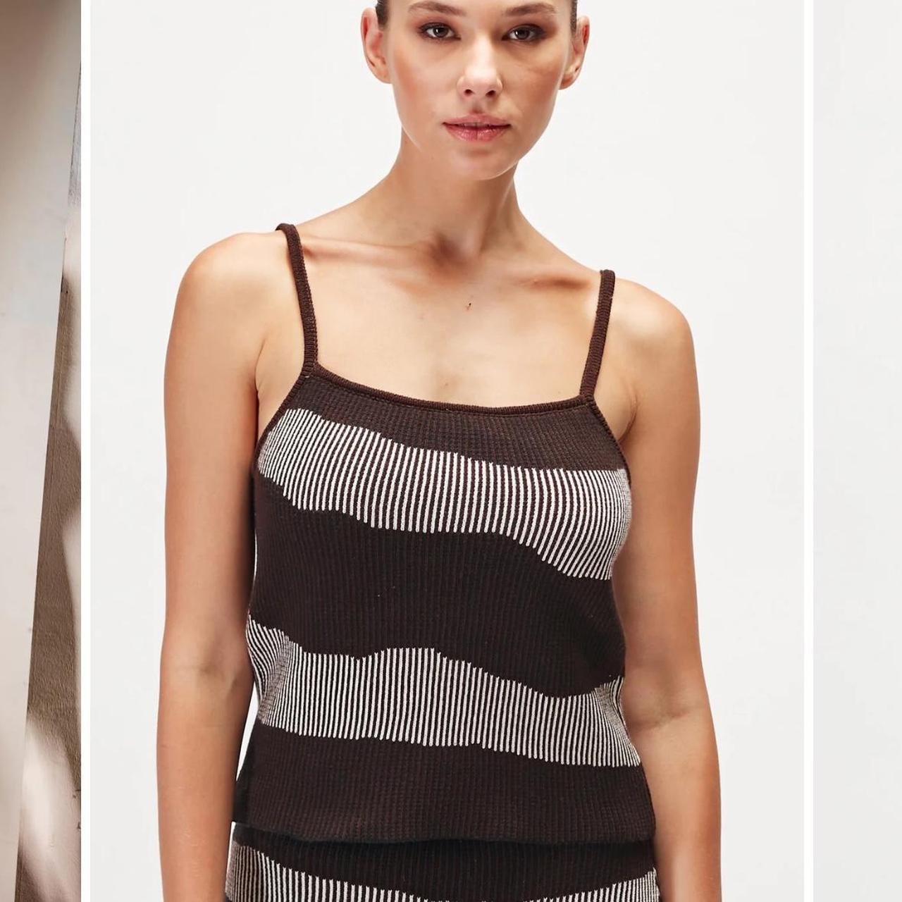 Rue Stiic sienna knit singlet top. Size small.... - Depop