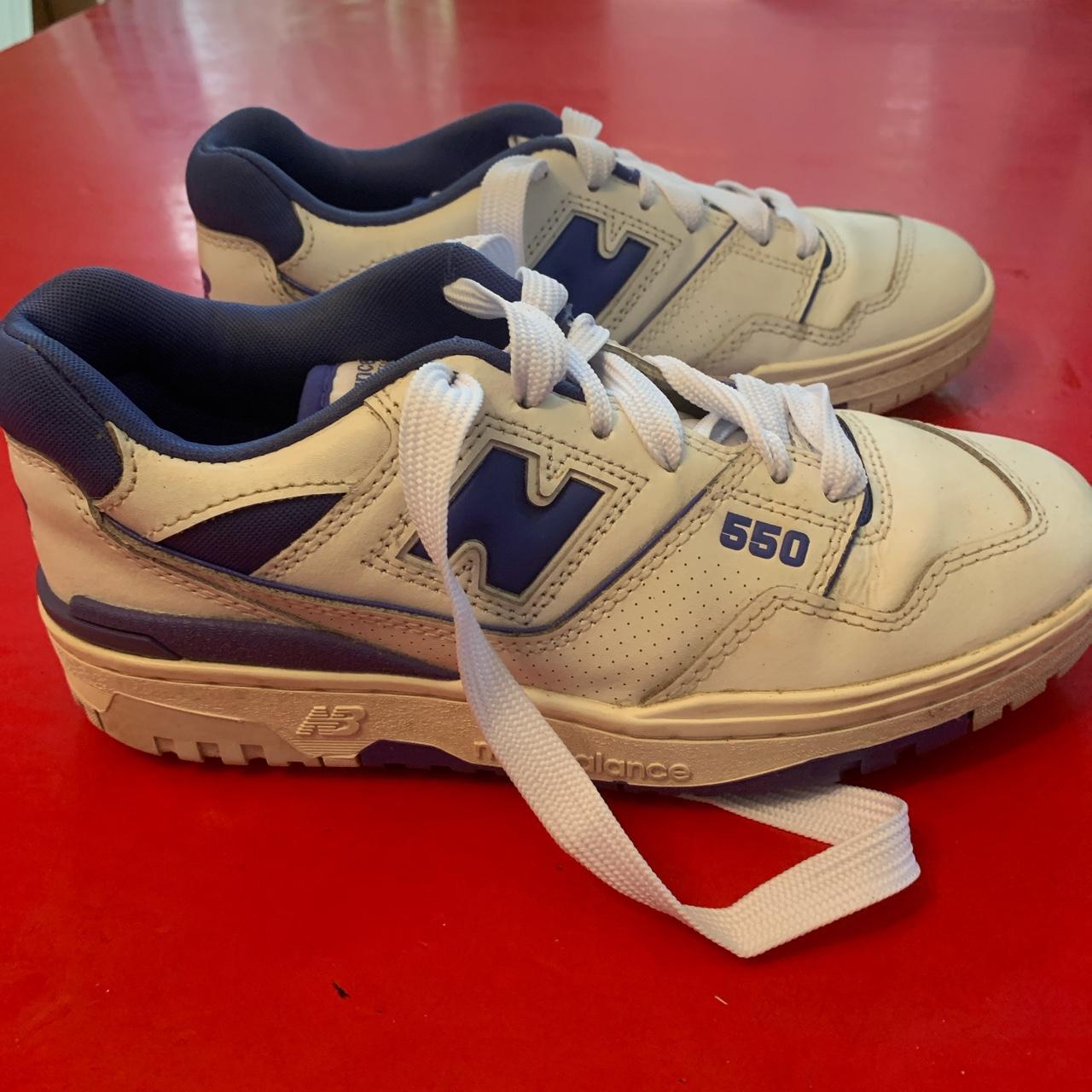 New Balance 550s “Aqua” - purple The shoes have been... - Depop
