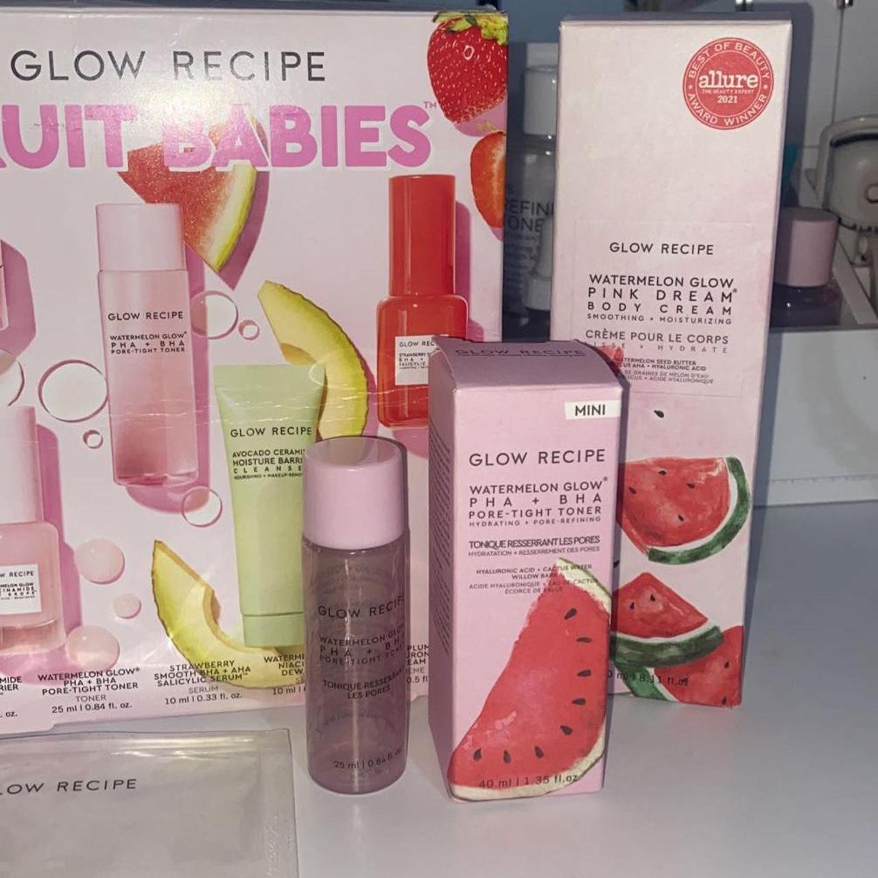 glow recipe empty box bundle! perfect for display or... - Depop