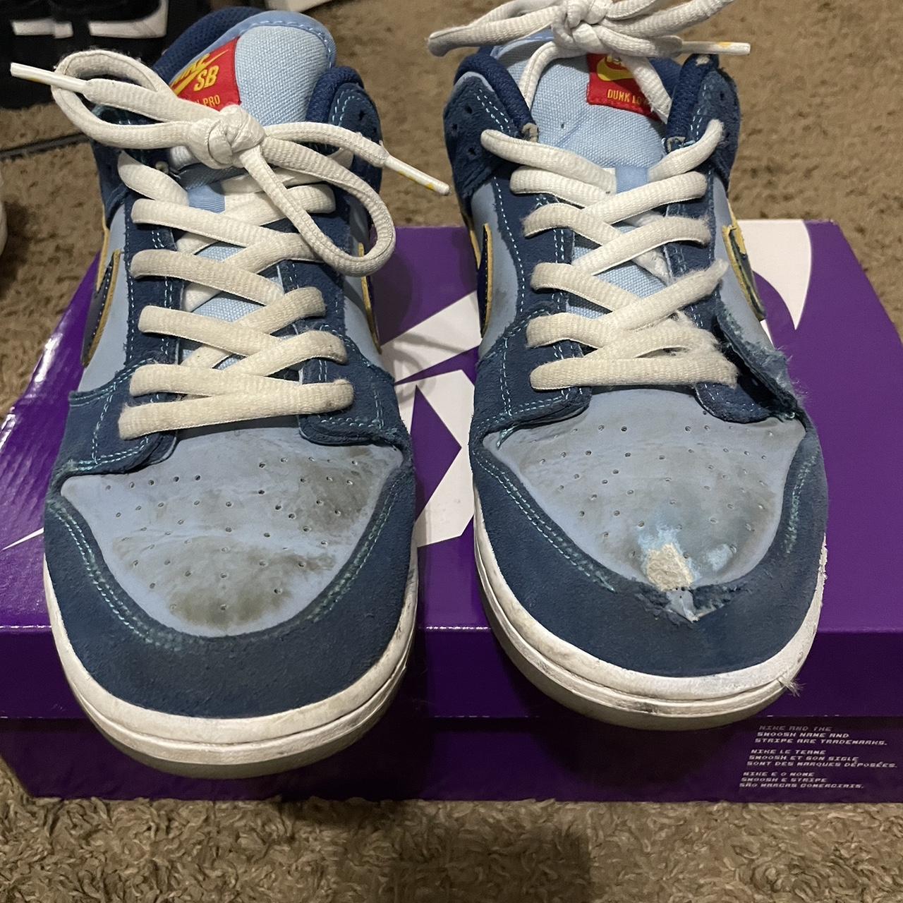 NIKE SB DUNK WHY SO SAD (EXTRA LACES UNCLUDED) SIZE:... - Depop