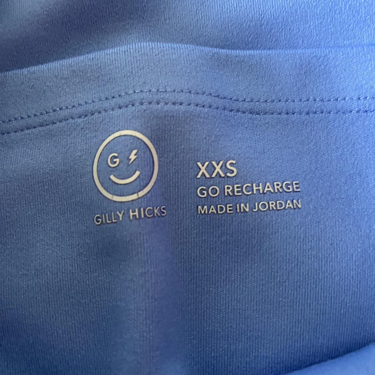 light blue hollister workout shorts!! size: xxs... - Depop