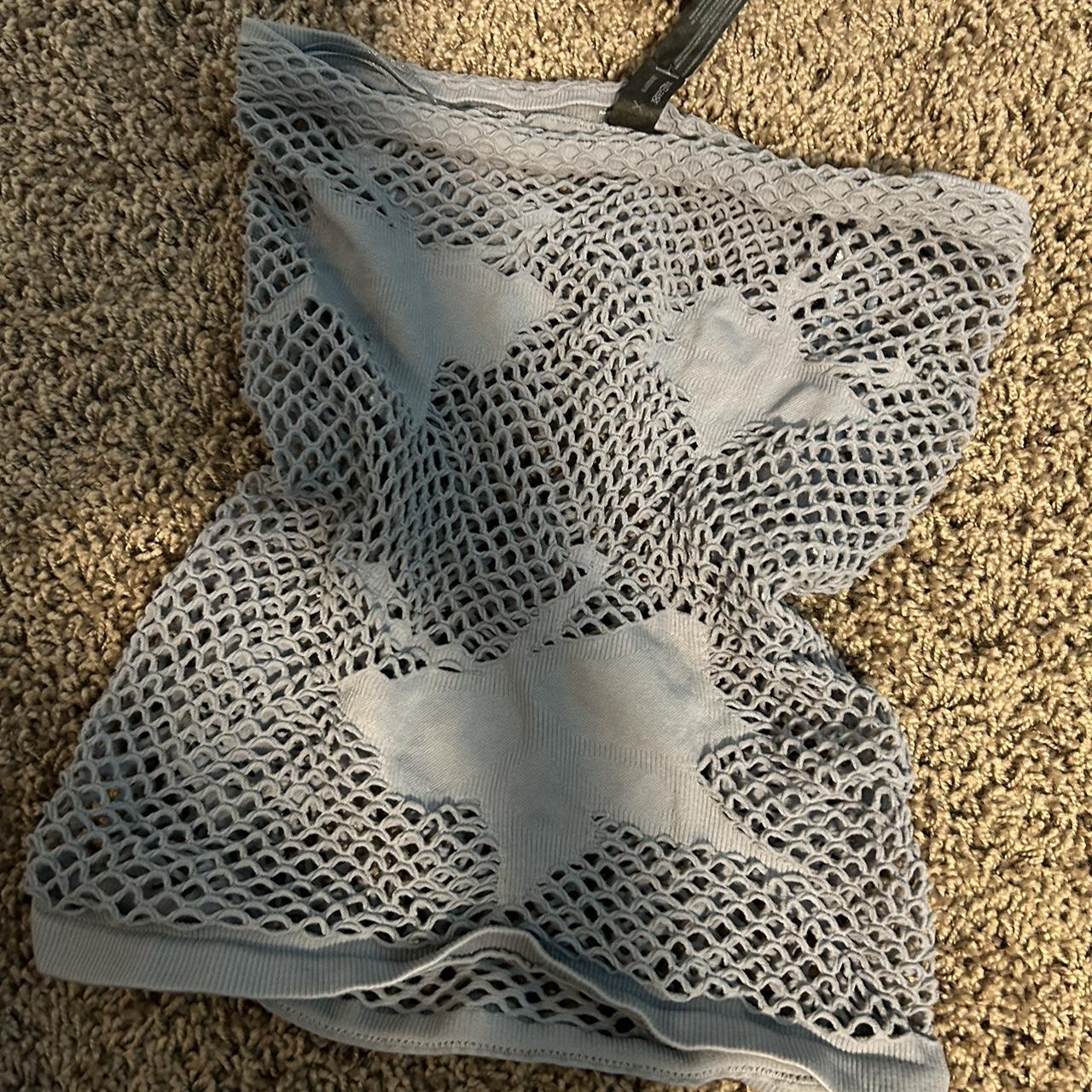 Urban outfitters butterfly fishnet tube top - Depop