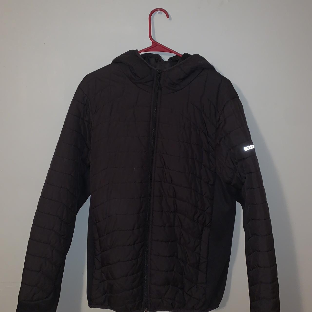 Black puffer jacket Great for cold weather! lightly... - Depop