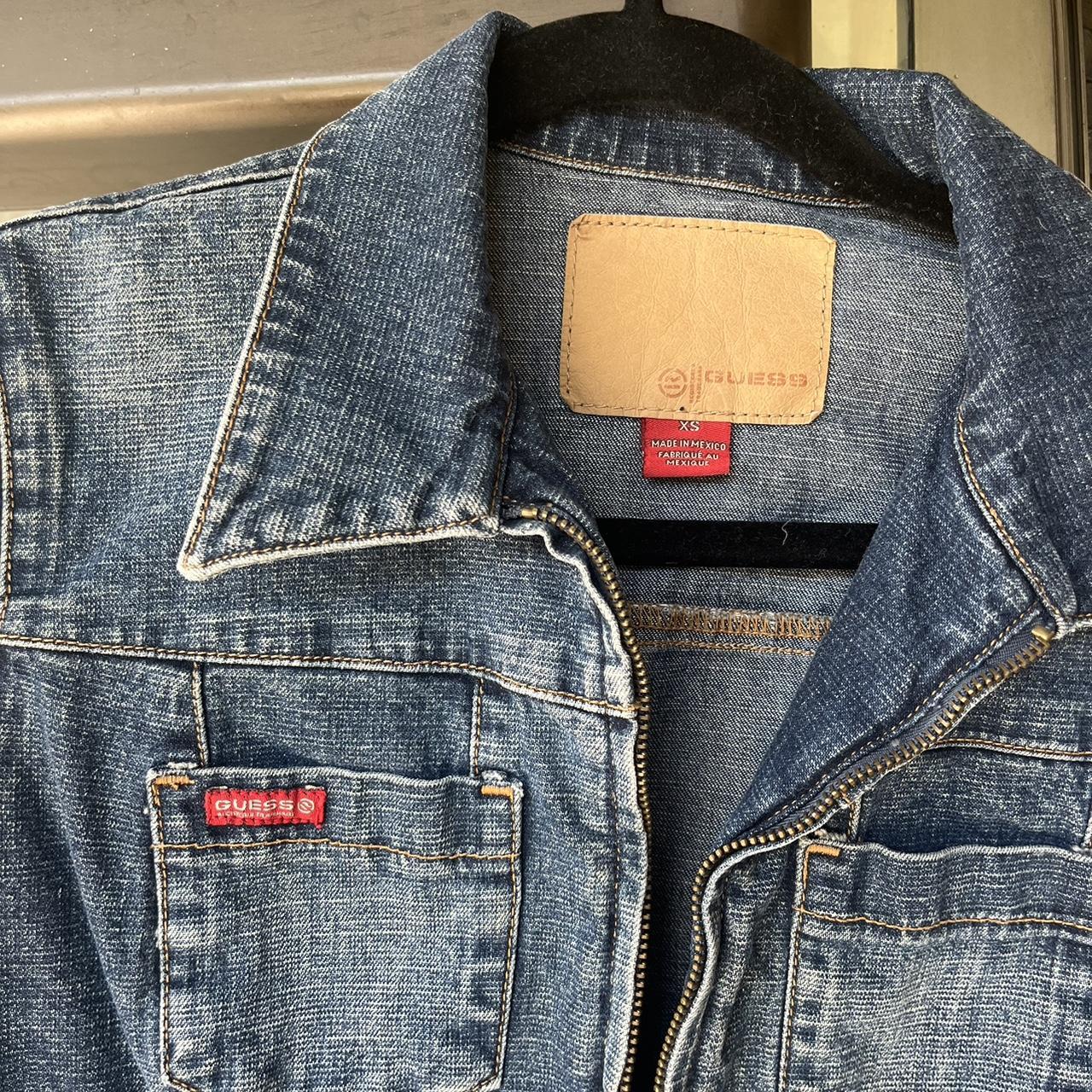 Guess Women's Blue Jacket | Depop