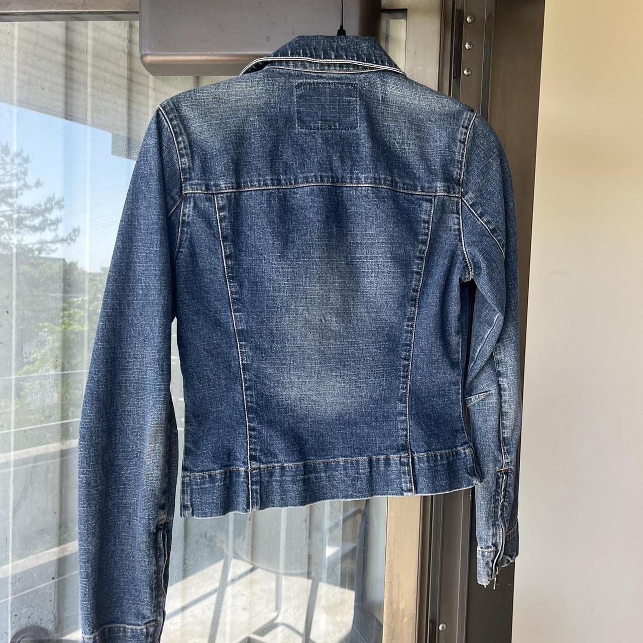 Guess Women's Blue Jacket | Depop