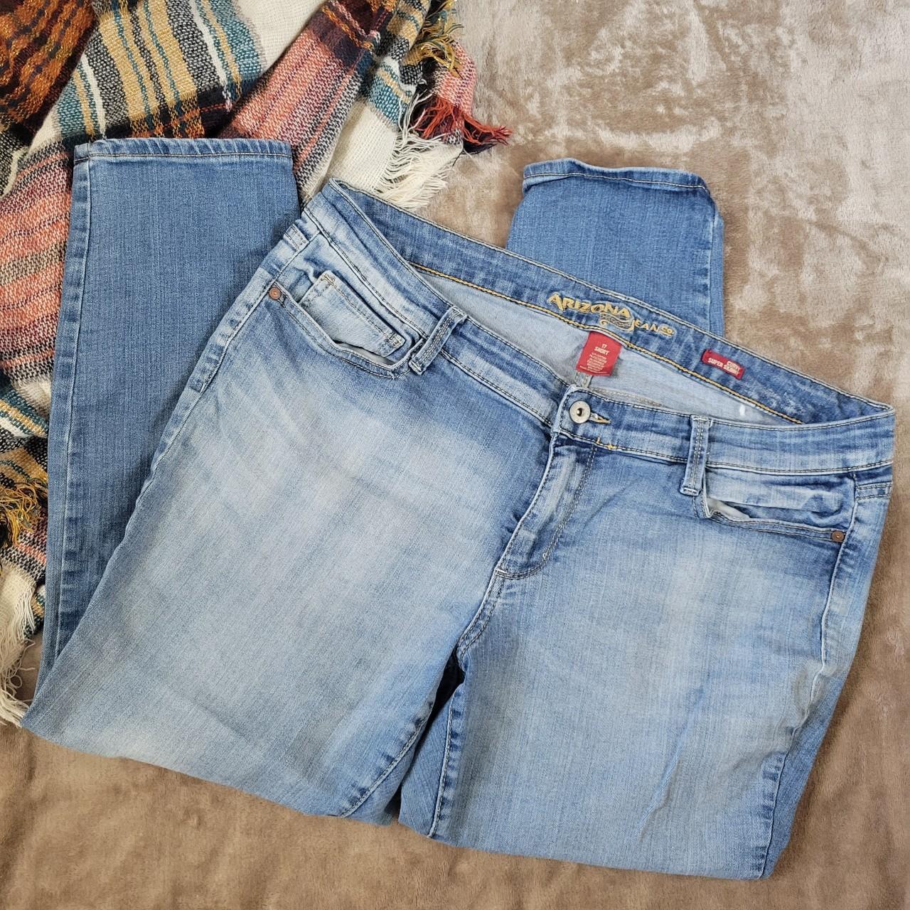 Cute 2010s Arizona Jean Co. Curvy super skinny light... - Depop