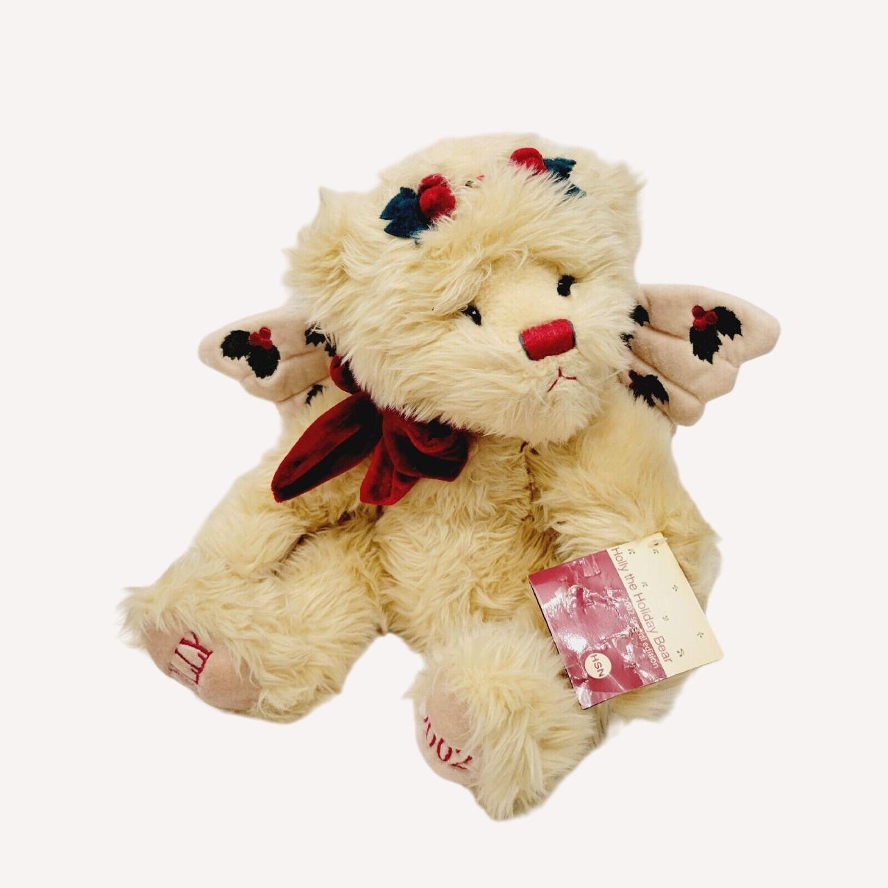 Holly the Holiday Bear 2002, HSN Special Edition... - Depop