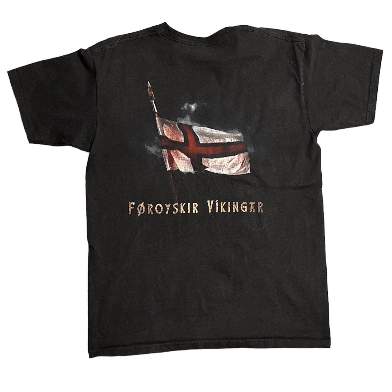 Vintage TYR band shirt “Foroyskir Vikingar”... - Depop