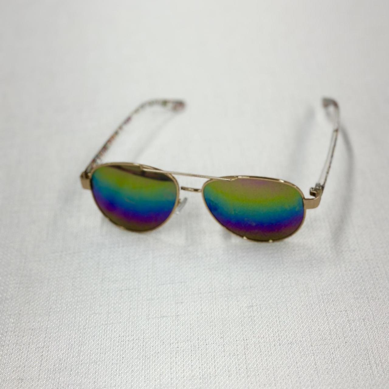 colorful sparkly sunglasses some wear that should... - Depop
