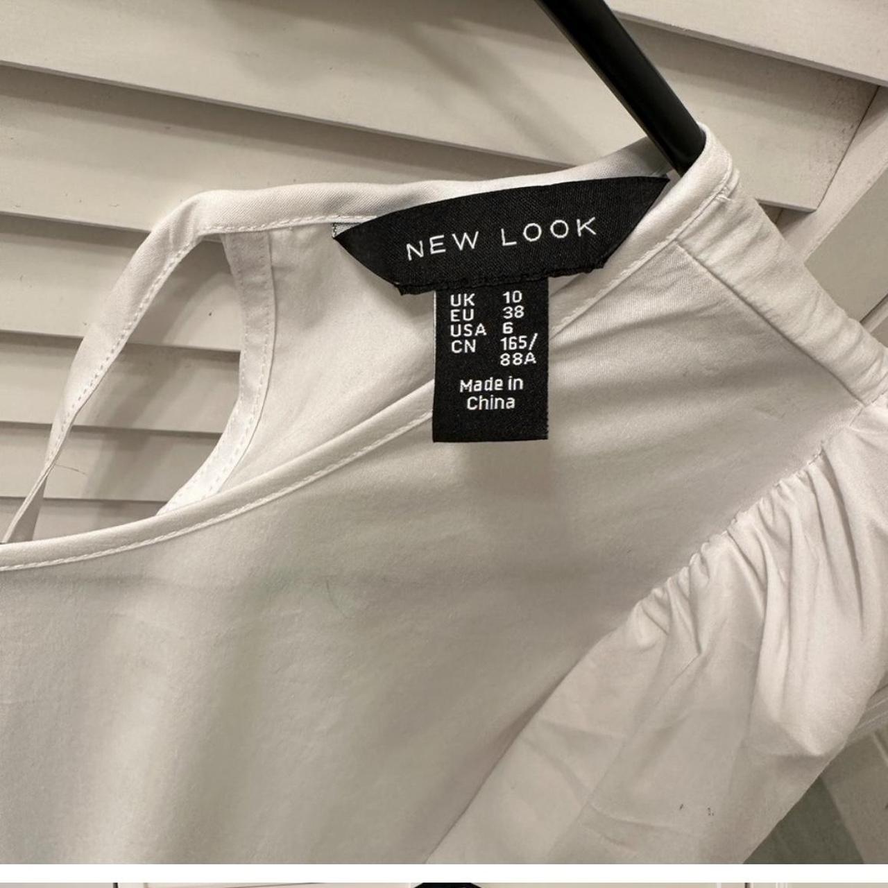 New Look Women's White Dress | Depop